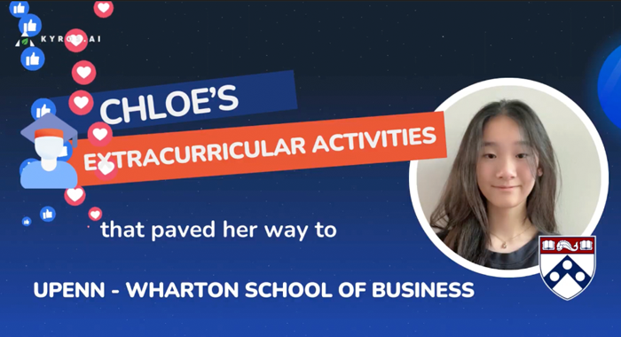Chloe’s Journey to Wharton: Success Through Extracurriculars